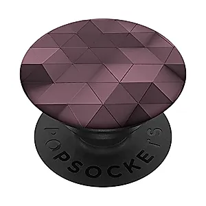 Ultra Galaxy Geometric Pattern S22 on Burgundy PopSockets Swappable PopGrip