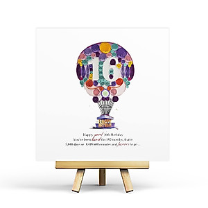 TAMAWire 100th Birthday Quilling Card, Happy Birthday, Blank Inside