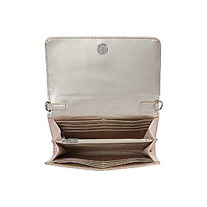 GUESS Ariella Wallet On a String Crossbody Blush One Size