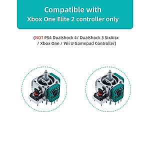 Tolesum Analog Stick Repair Kit for Xbox One Elite Series 2 (2 Pack) - Replacement Repair Module 3D Thumbstick- for Xbox One Elite 2 Controller