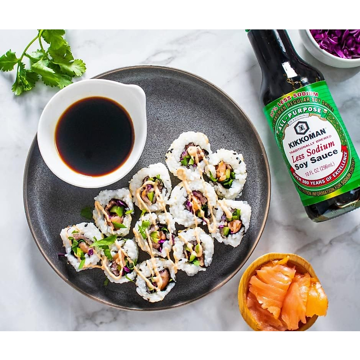 Japanese Less Sodium Lite Soy Sauce, 10 Ounce (Pack of 2)