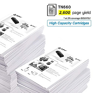 Arthur Imaging Compatible Toner Cartridge Replacement for Brother TN660 TN630 High Yield Compatible with HL-L2300D HL-L2380DW HL-L2320D DCP-L2540DW MFC-L2700DW MFC-L2685DW (Black, 2-Pack)