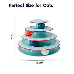 Catstages Chase Meowtain Interactive 4-Tier Cat Track Toy