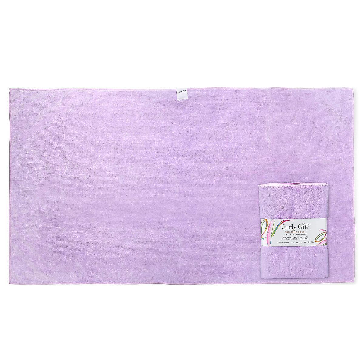 Curly Girl Microfiber Hair Towel - Anti-Frizz, Absorbent, Fast Drying - for Curly Hair - Microfiber Hair Towel for Curly Hair