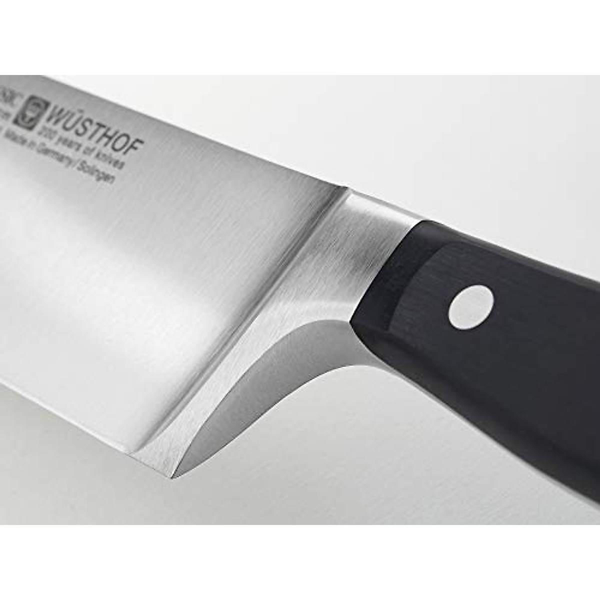 Wüsthof Classic High Carbon Steel Paring Knife, 3.5", Black