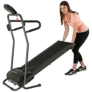 Fitness Reality Tre5000 Compact Folding Electric Treadmill with Heart Pulse
