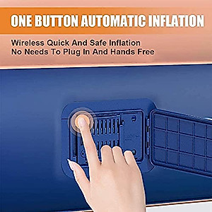 YUEWO Inflatable Swimming Pool, 102x63x27inch Outdoor Above Ground Portable Pool with Canopy for Baby, Kids, Adults Blow Up Pool for Family Garden Backyard