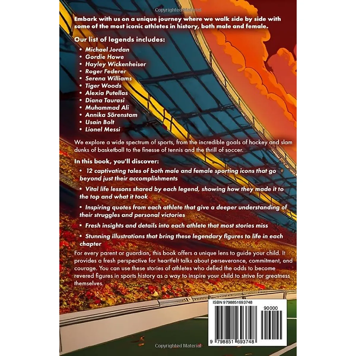 Inspirational Stories For Young Achievers - Sports Edition: Inspire Your Child to Greatness and Teach Them Essential Life Lessons Through the Amazing Journeys of 12 Legendary Athletes