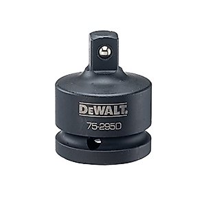 DEWALT Socket Adapter, Impact Rated, SAE, 3/4-Inch to 1/2-Inch Drive (DWMT75295B)