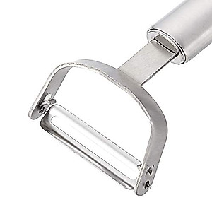 AmazonCommercial Stainless Steel Vegetable Peeler, Horizontal Blade