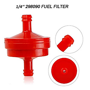 HUZTL 120-440 Primer Bulb with 44-2750 298090-s Primer Bulb Fuel Filter Primer Line for Toro fit Lawn-Mower and Snow-Blower HSK635 Carburetor 66-7460