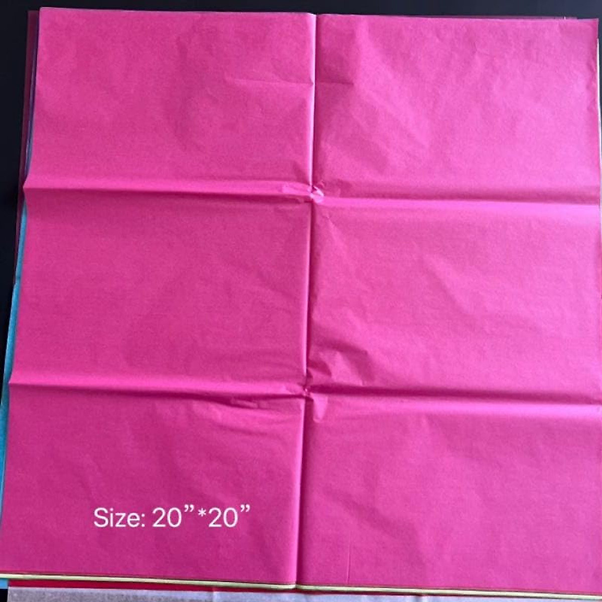 Bella Pack 120CT 36 Solid Vibrant Colors Gift Tissue Paper 20" x 20" Value Pack!