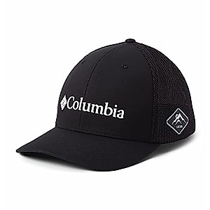 Columbia Mesh Ballcap, Black/White, Large/X-Large