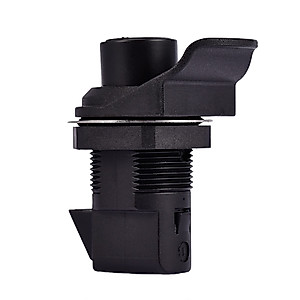 KingBra Locking Push Button Latch, Plastic Push to Close Latch for Marine Boat Box, Glovebox, Radio Box, Electronic Box 0.0"- 0.4" Door Panel