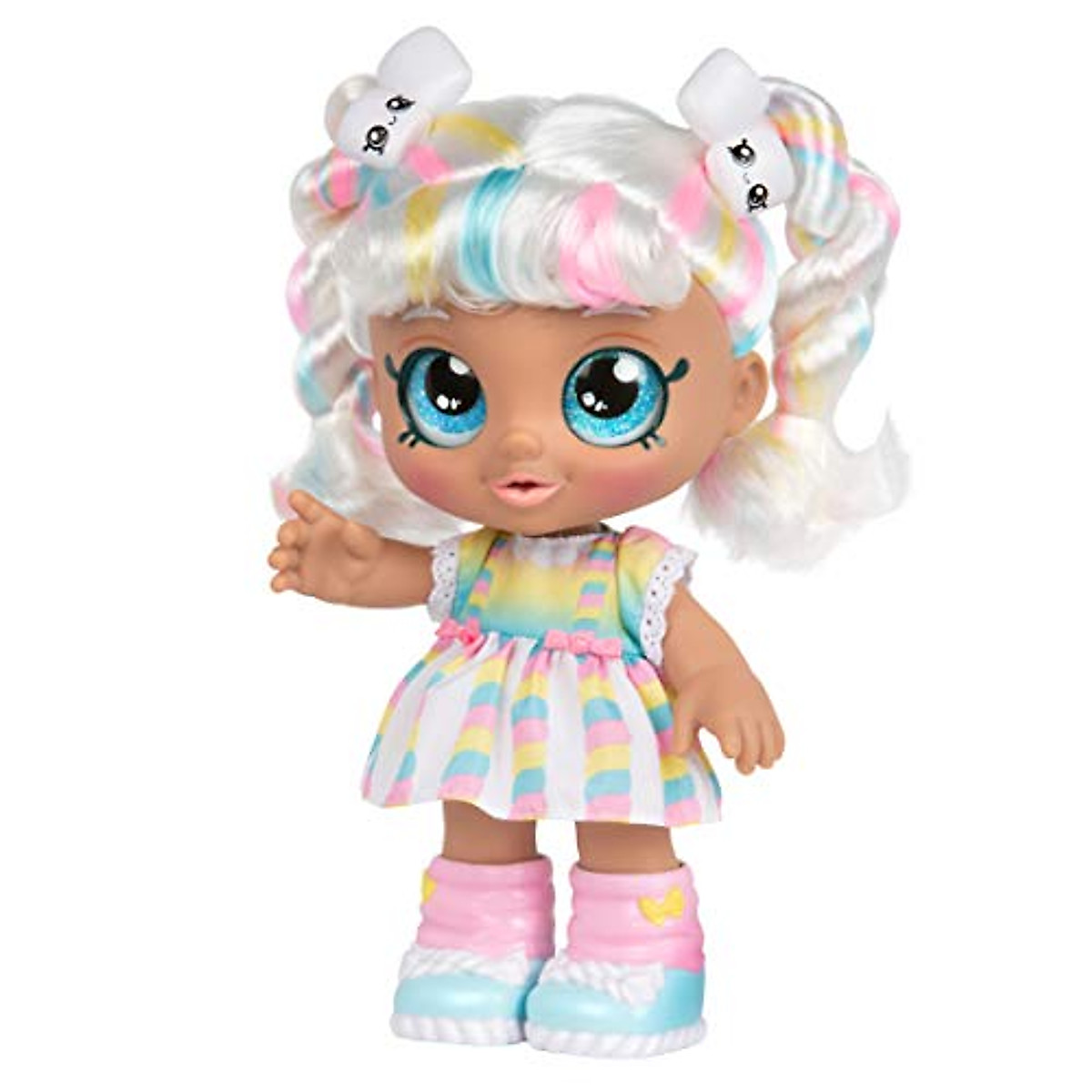 Kindi Kids Snack Time Friends - Pre-School Play Doll, Marsha Mello - for Ages 3+ | Changeable Clothes and Removable Shoes - Fun Play, for Imaginative Kids