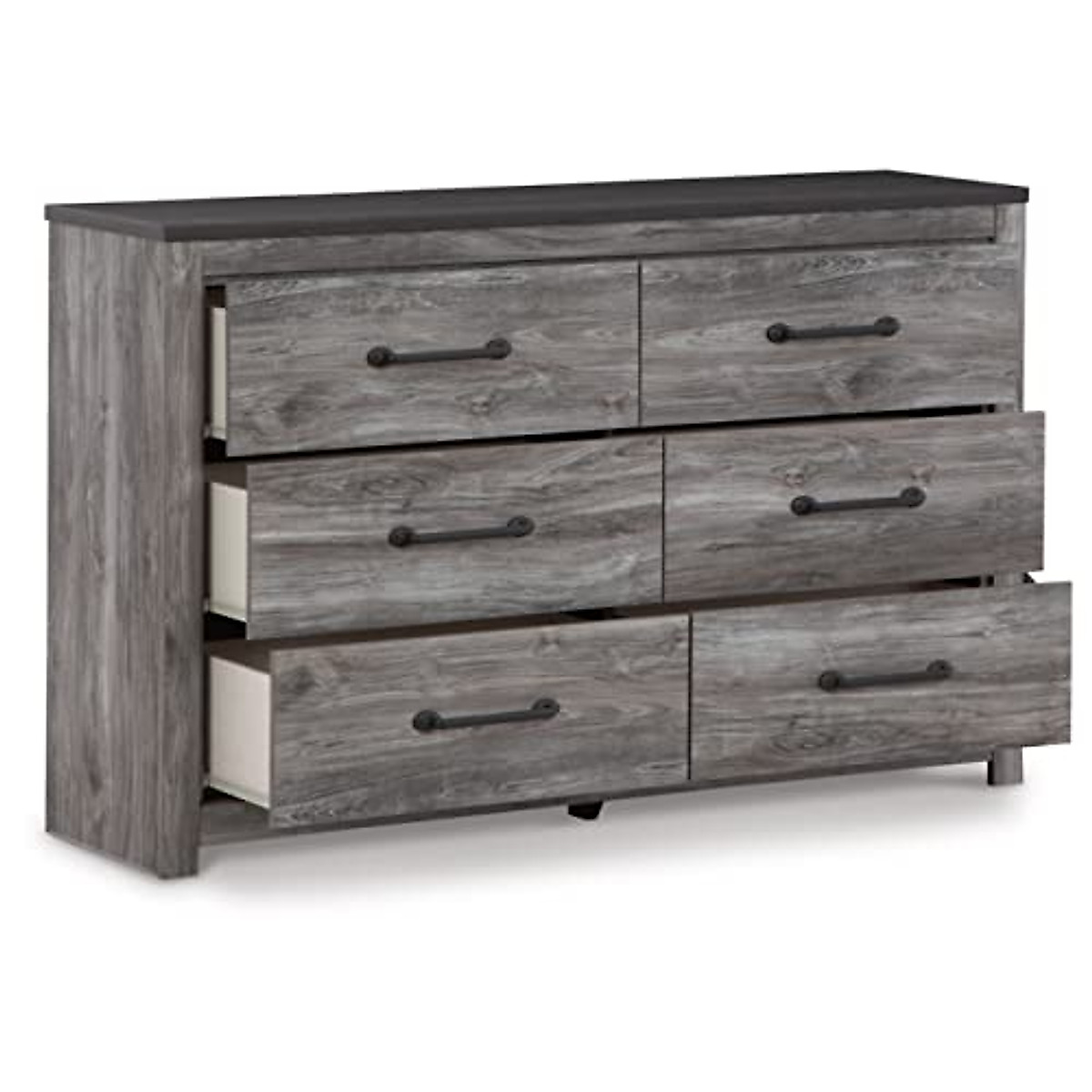 Signature Design by Ashley Bronyan Contemporary 6 Drawer Dresser, Gray