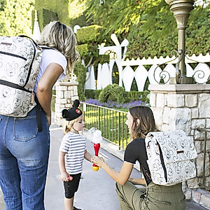 Petunia Pickle Bottom – District Backpack (Axis Backpack - Sketchbook Mickey & Minnie)