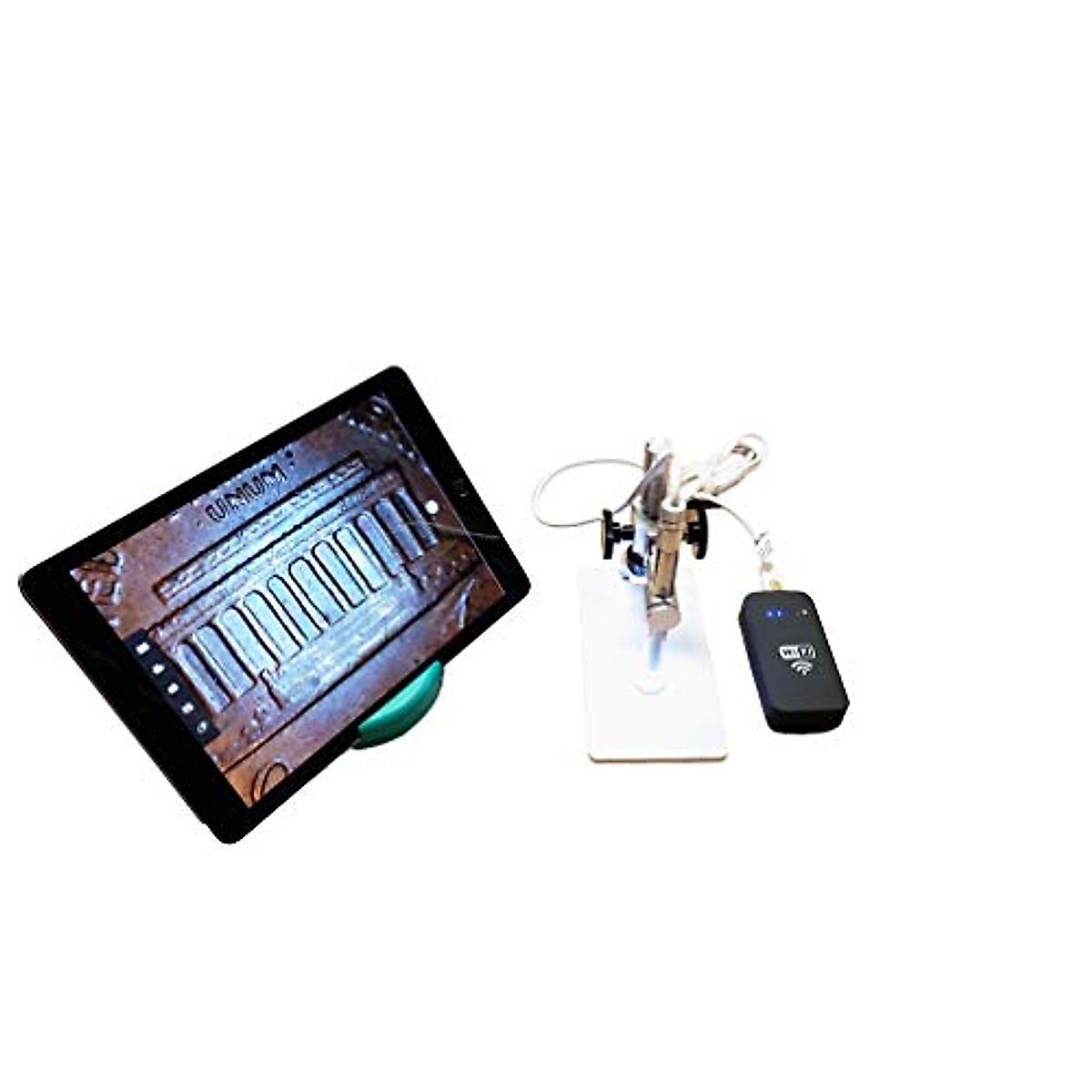 Vividia W03 WiFi Wireless USB to WiFi Converter Box with Built-in Rechargeable Battery for iOS iPhone Tablet and Android Devices for USB Digital Borescope Microscopes Otoscopes Endoscopes