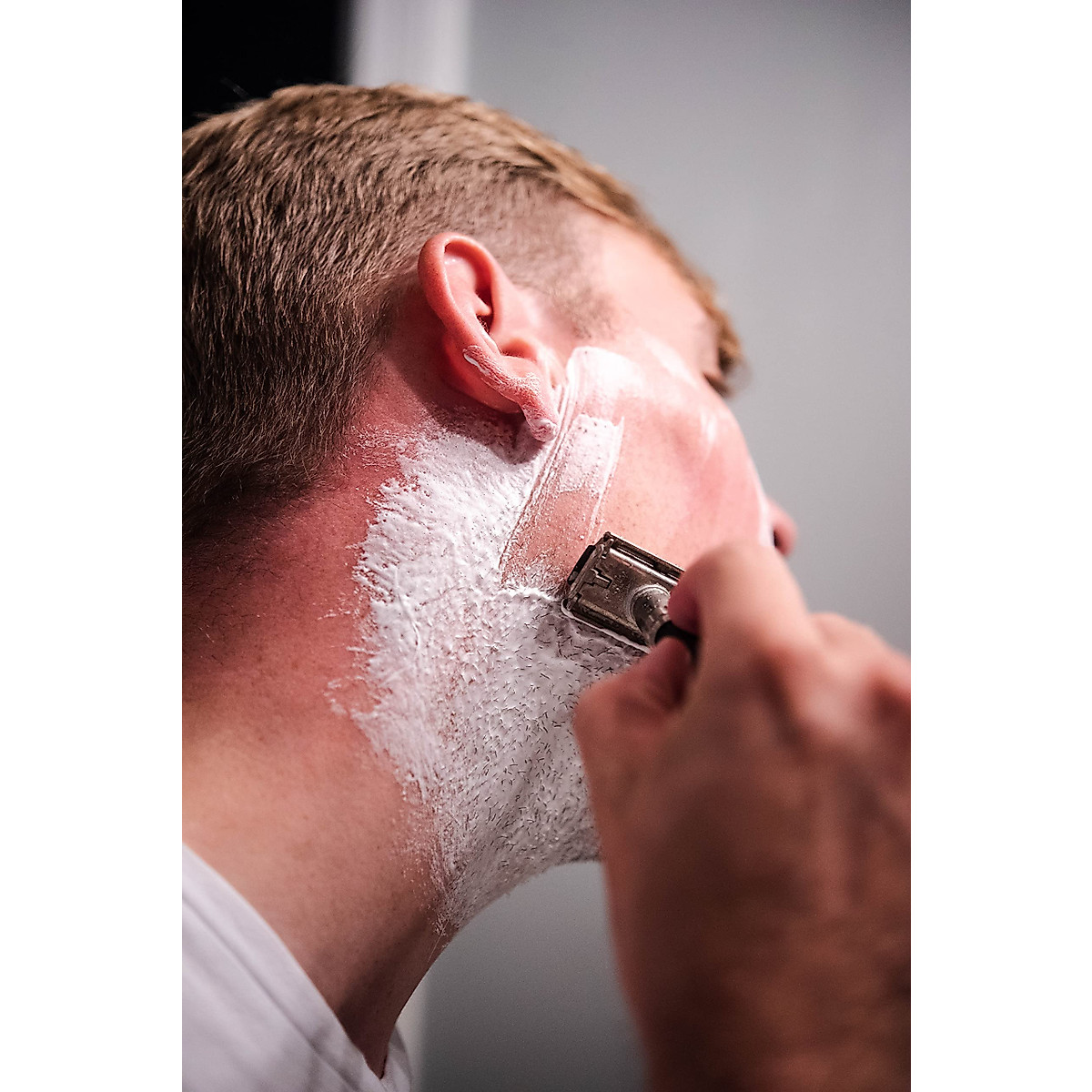 MNSC Old Faithful Artisan Small Batch Shave Soap for a Naturally Better Shave - Smooth Shave, Hypoallergenic, Prevent Nicks, Cuts, and Razor Burn, Handcrafted in USA, All-Natural, Plant-Derived