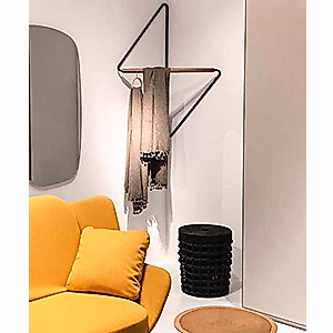 YRHH Industrial Design Coat Hooks for Corners, Wall Hanger, Ceiling Hanger, Around The Corner, Hanger, Wall Hanger, Dryer, Coat Rack-4050cm