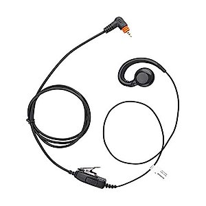JEUYOEDE SL300 Single Wire Headset C-Style Swivel Ear-Hook Earpiece Compatible with Motorola 2 Way Radio SL4000 SL7550 SL8550 SL1K SL1M