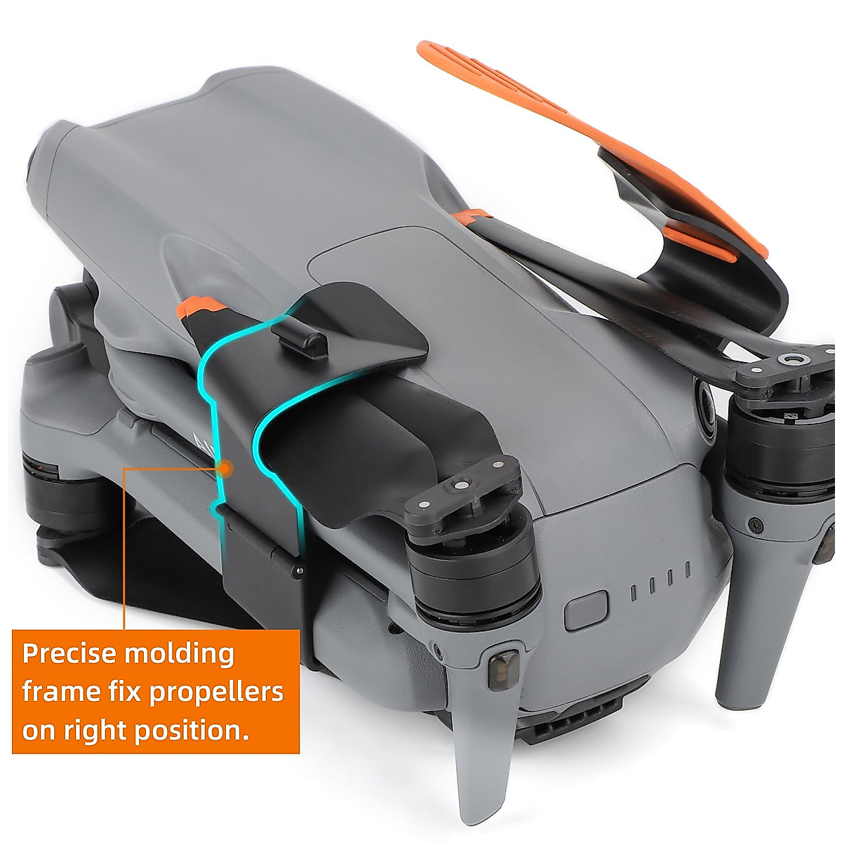 INTOOIN Landing Gear and Propeller Holder for DJI Air 3 - Sensor Propeller Guard with 36mm Height Boosting Stand - Auxiliary Kit for DJI Air 3 Fly More Combo Drone Accessories