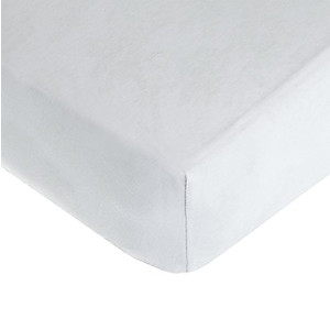 American Baby Company 100% Natural Cotton Jersey 7.5" Extra Deep Pocket Sheet Designed for 5" Mini-Crib Mattress, White, for Boys and Girls, 1 Count (Pack of 1)