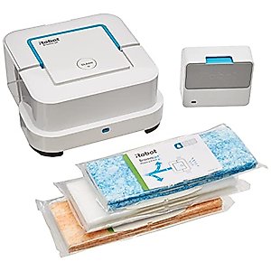 iRobot Braava Jet 240 Superior Robot Mop - App Enabled, Precision Jet Spray, Vibrating Cleaning Head,Wet and Damp Mopping,Dry Sweeping Modes