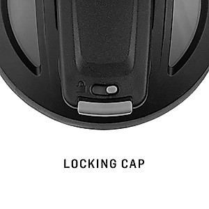 BlenderBottle Justice League Strada Shaker Cup Insulated Stainless Steel Water Bottle with Wire Whisk, 24-Ounce, Batman