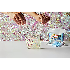 Elmer's GUE Premade Includes 5 Sets of Slime Add-ins, 3 Lb. Bucket, Glassy Clear, Large