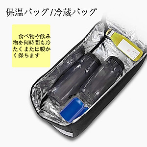 LIXADA Insulated Trunk Cooler Bag for Warm or Cold Items, Bicycle Rear Rack Storage Luggage, Reflective Cycling Mountain Bike Bike Pannier Bag, 8L