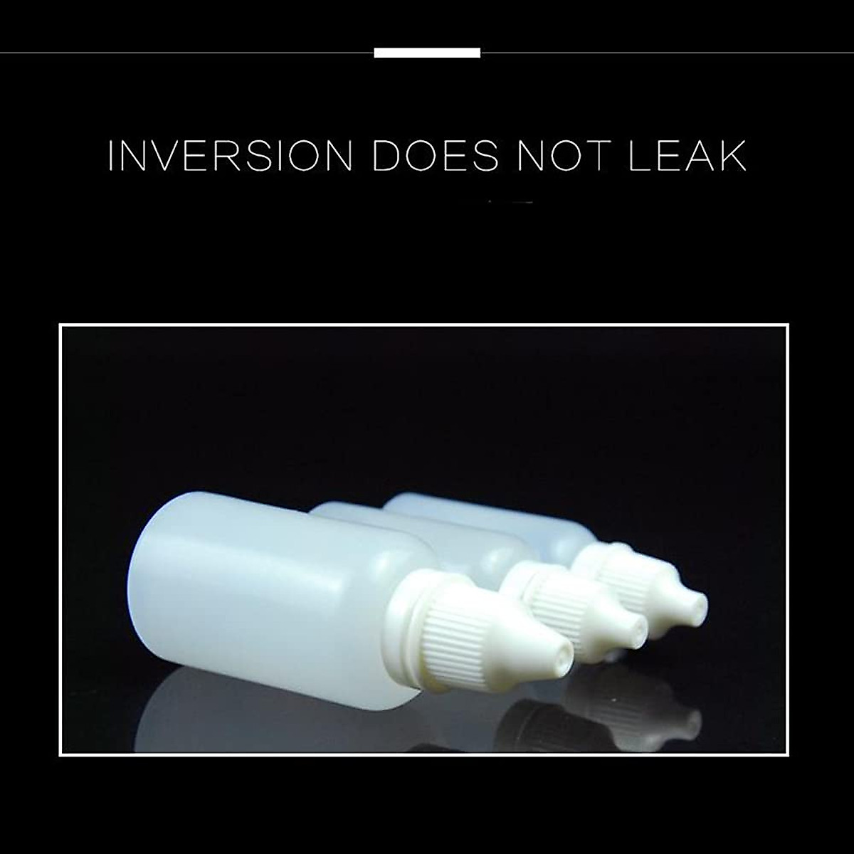 SHUILING 10PCS Plastic Squeezable Dropper Bottles Empty White Clear Dropping Eye Liquid Bottle with Cap Drop Bottles Refillable Squeeze Bottle Dropper Sample 5ML/15ML (5ML)