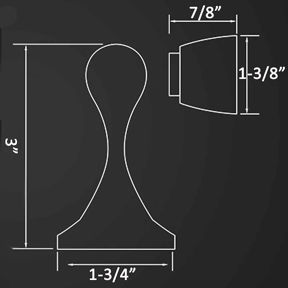 Solid Mental Magnetic Door Stop, Wall Mounted, Oil Rubbed Bronze