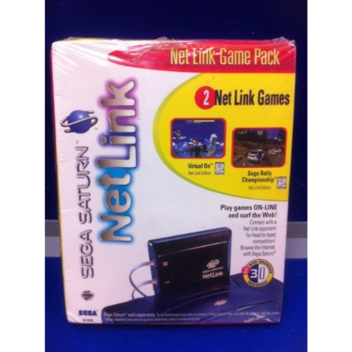 SEGA SATURN NETLINK (NETLINK GAME PACK)