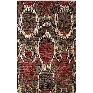 Mark&Day Area Rugs, 8x11 Schley Global Multicolor Area Rug, Orange Brown Yellow Carpet for Living Room, Bedroom or Kitchen (8' x 11')