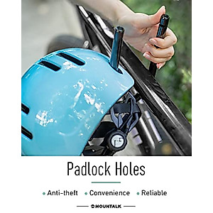 Bike Helmets for Adults Men Women,Mens/Womens Cool Bicycle Helmet with Magnetic Rear LED Light,Youth Boys/Girls Helmet (Shiny Aqua,M)