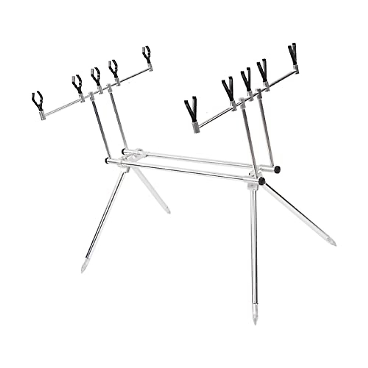 Fishing Tackle Tools, Fishing Rod Stand Holder Easy to Carry Aluminium Alloy Material for Outdoor for Fishing