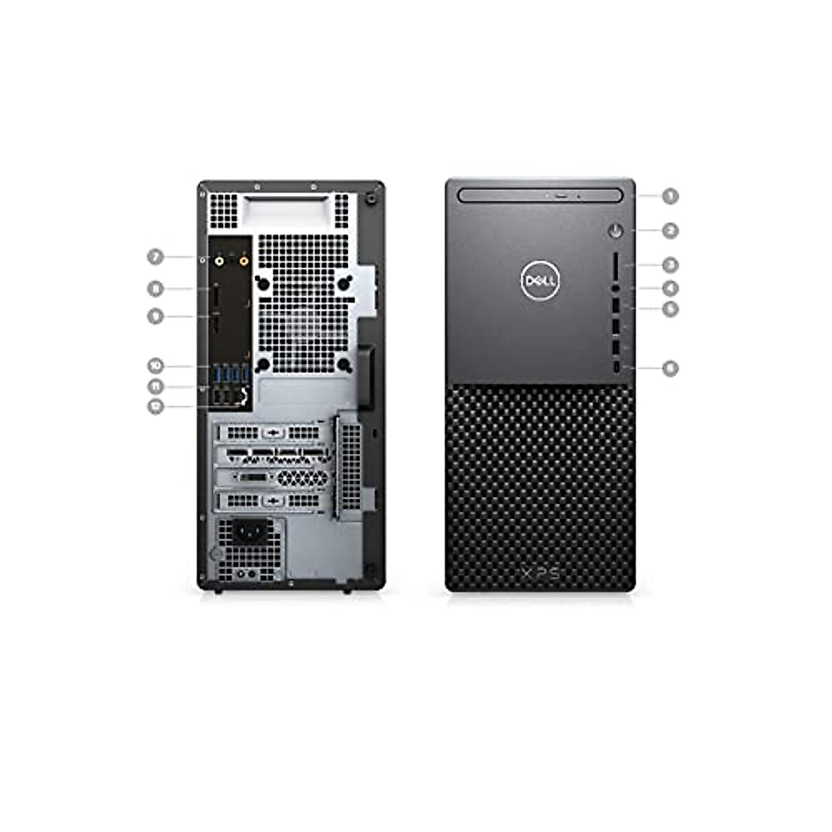 Dell XPS 8940 Desktop | Core i7-11700 - 512GB SSD Hard Drive - 32GB RAM | 8 cores @ 4.9 GHz Win 11 Pro Black (Renewed)