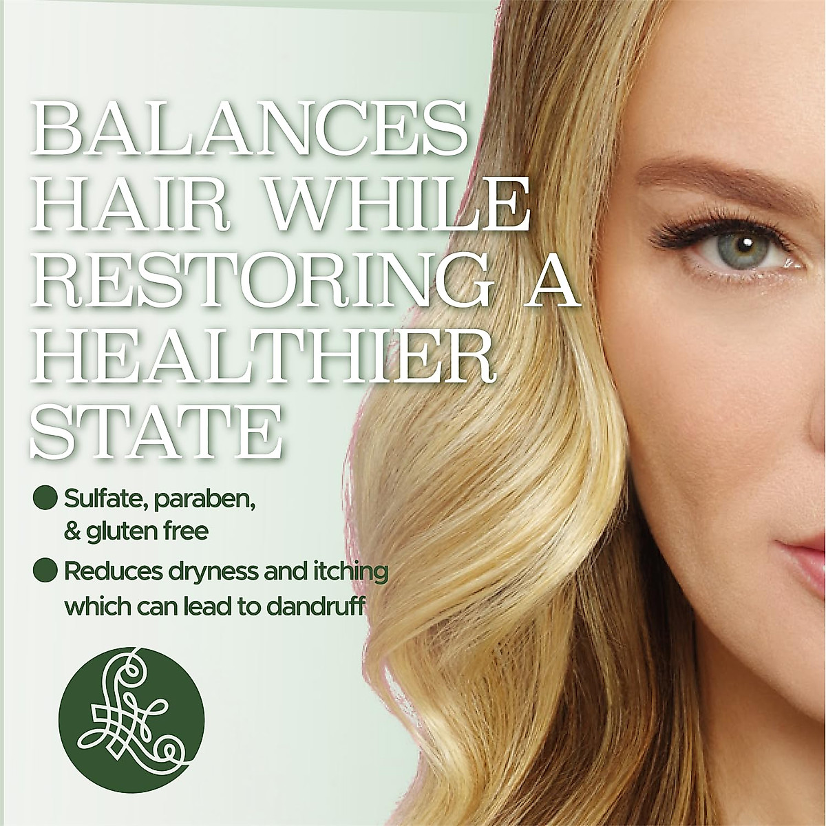 Luseta Tea Tree Oil Conditioner - Natural Anti Dandruff Treatment for Dry and Damaged Hair, Sulfate Free & Safe for Color Treated Hair 16.9oz