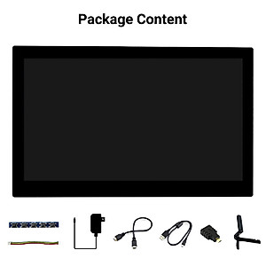 waveshare 13.3inch Capacitive Touch Screen LCD Compatible with Raspberry Pi 4B/3B+/3A+/2B/B+/A+/Zero/Zero W/WH/Zero 2W CM3+/4 1920×1080 Resolution HDMI IPS Supports Jetson Nano/Windows
