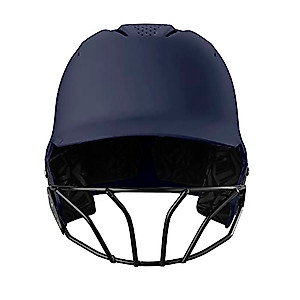 EvoShield XVT™ 2.0 Matte Batting Helmet with Facemask - Navy, Medium/Large