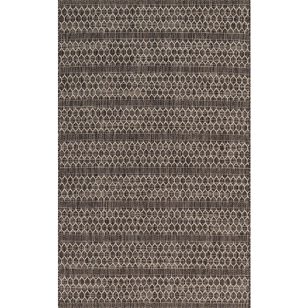 Loloi Isle Collection IE-01 Black/Grey 3'-11" x 5'-10" Accent Rug