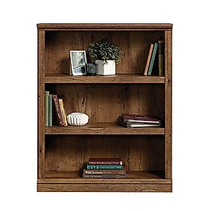 Sauder Miscellaneous Bookcase, L: 35.28" x W: 13.23" x H: 43.78", Vintage Oak finish