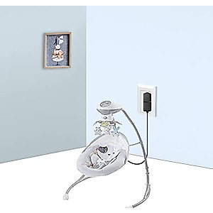 6V Baby Swing Power Cord AC Adapter Compatible with Fisher-Price Cradle Swing, Rainforest Cradle Swing, Butterfly Ocean Wonders Power Supply Cable