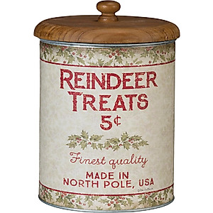 Primitives by Kathy Reindeer Treats Canister- 1 Container