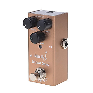 Musiclily Basic Mini Electric Guitar Effects Pedal DC 9V Adapter Powered True Bypass, Vintage Overdrive