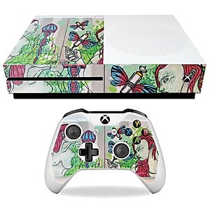 MightySkins Skin Compatible with Microsoft Xbox One S - Modern Technology | Protective, Durable, and Unique Vinyl Decal wrap Cover | Easy to Apply, Remove, and Change Styles | Made in The USA
