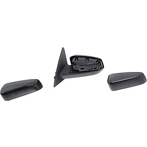 Kool Vue Driver Side Power Mirror for Ford Mustang 2011-2012 With Spotter Glass with 2 Caps