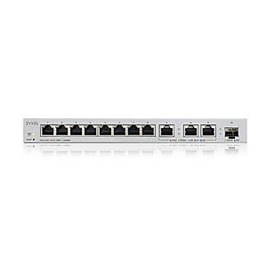 Zyxel 12-Port Web-Managed Multi-Gigabit Switch | 3X 10 | 1x 10G SFP+ [XGS1250-12]