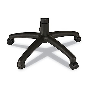 Alera Elusion II Series Mesh Mid-Back Synchro Seat Slide Chair, Supports Up to 275 lb, 17.51" to 21.06" Seat Height, Black